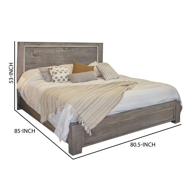 Loon Peak® Imarni Solid Wood Standard Bed | Wayfair