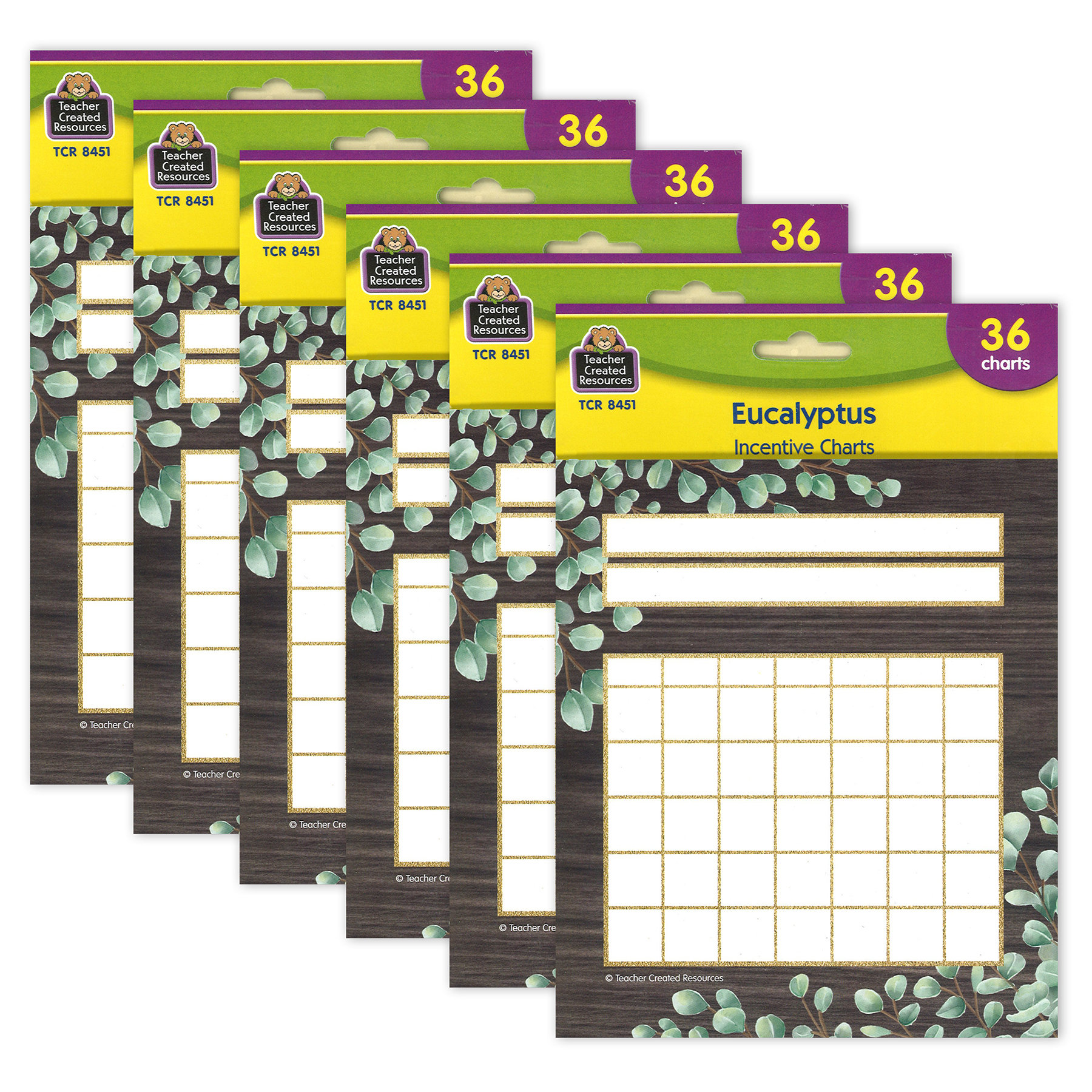 Teacher Created Resources Eucalyptus Incentive Charts | Wayfair