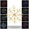 The Holiday Aisle® Snowflake Color Changing RGB Lighted Display | Wayfair