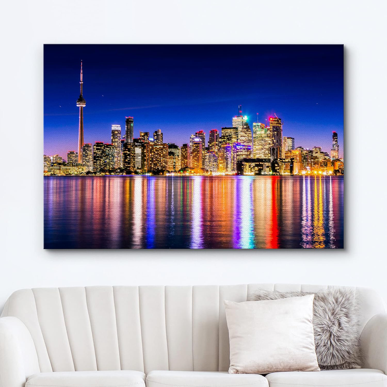 IDEA4WALL Architecture Building Singapore Skyline City Night View ...