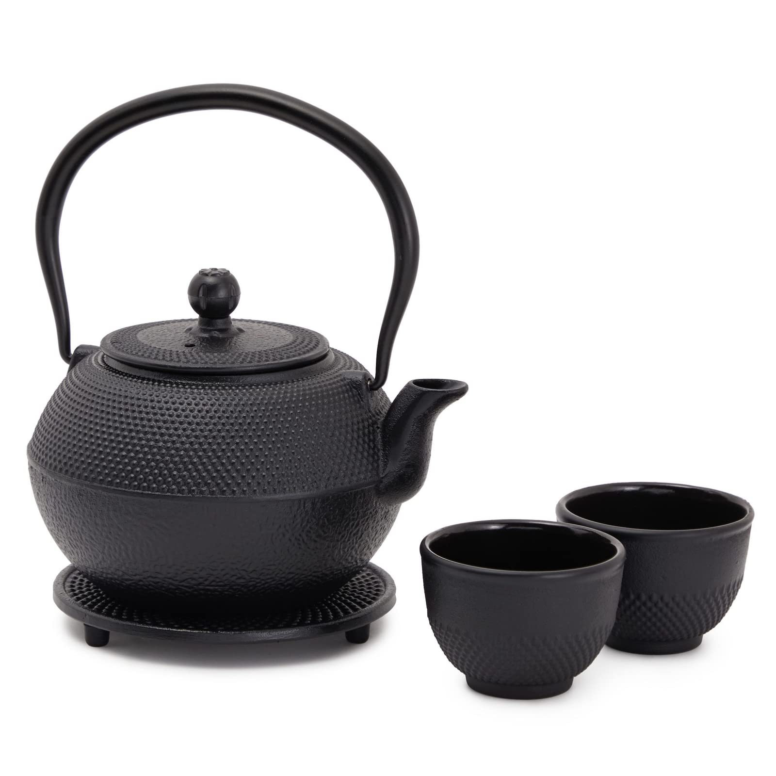 Latitude Run® Cast Iron Teapot, Tetsubin Kettle Set With 2 Cups, Tea ...