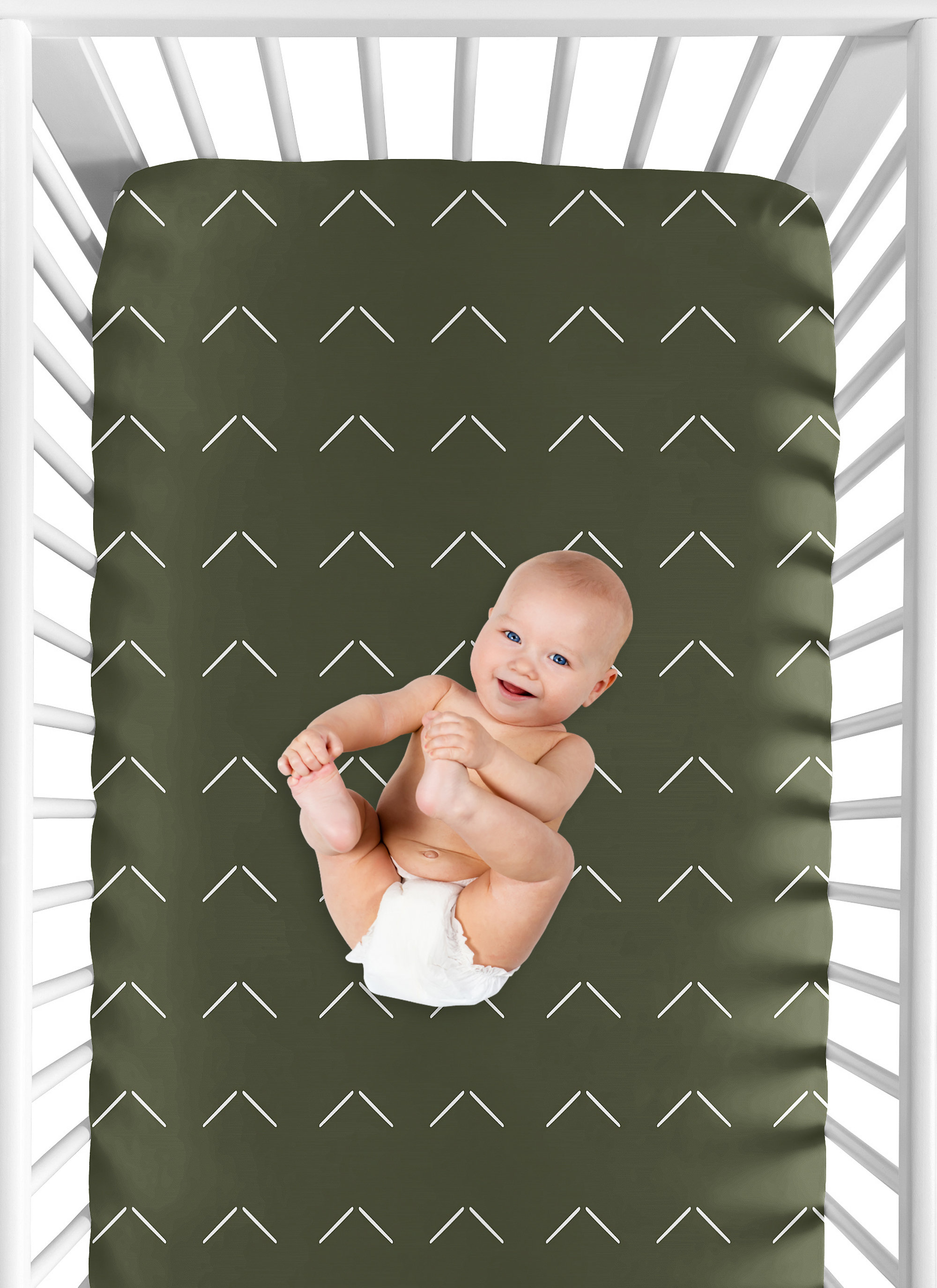Sweet Jojo Designs Diamond Tuft Fitted Crib Sheet - Wayfair Canada