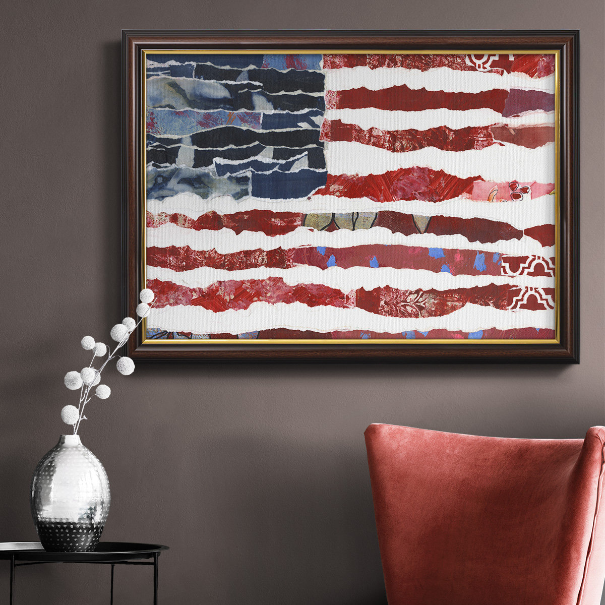 Ivy Bronx Patriotic Collage Flag II " Patriotic Collage Flag II ...