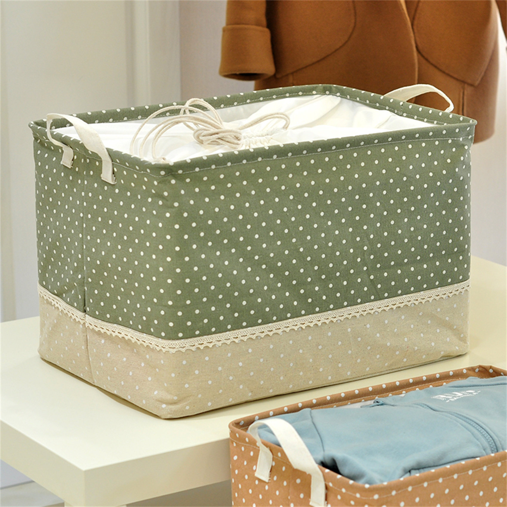 Red Barrel Studio® Fabric Clothing Storage Box | Wayfair