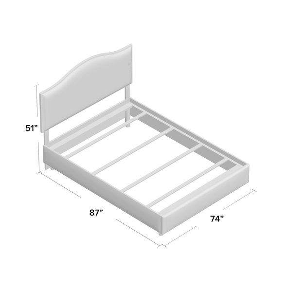 House of Hampton® Brighton Upholstered Platform Bed & Reviews | Wayfair