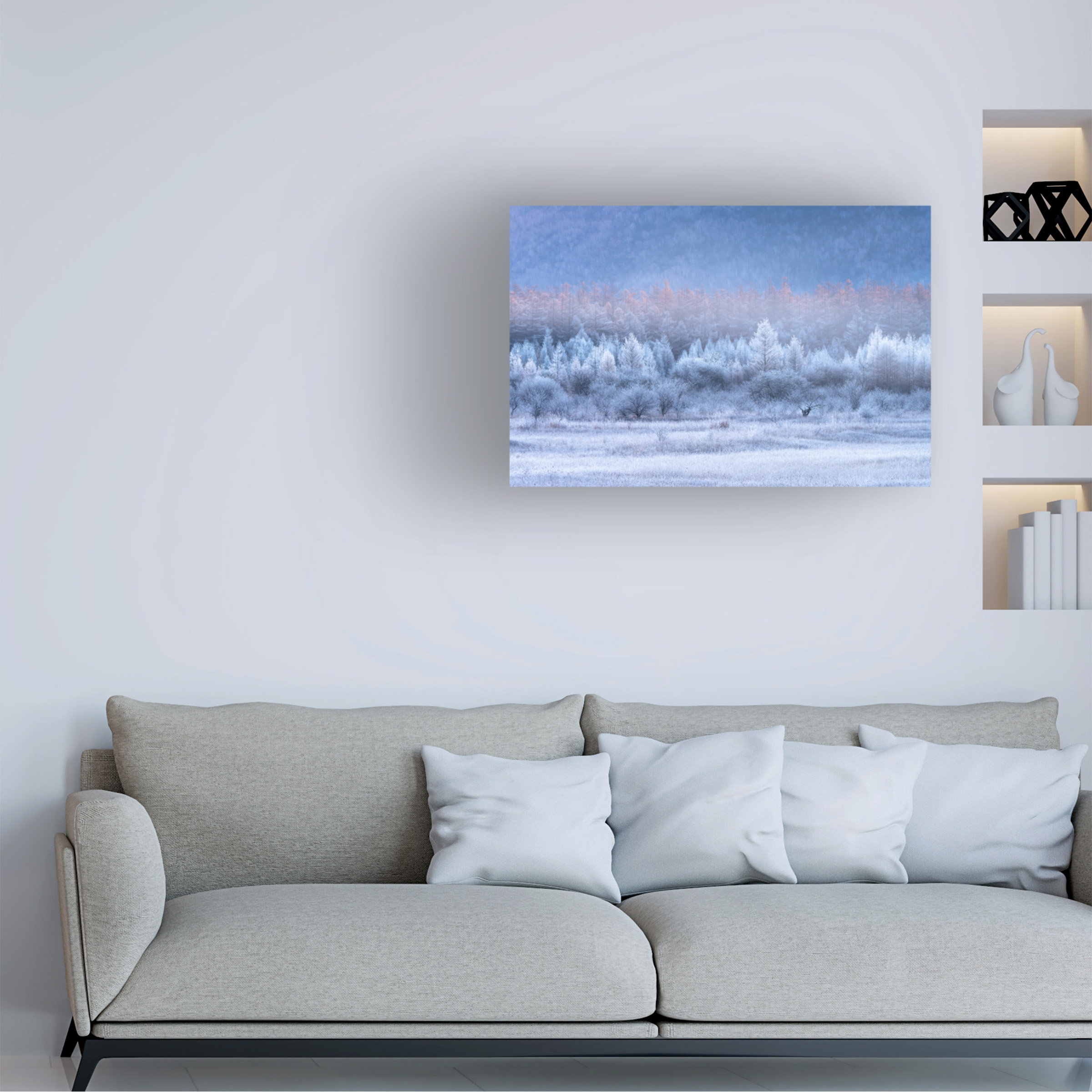 Trademark Fine Art Ryohei Irie Autumn And Winter Gradients Canvas Art ...