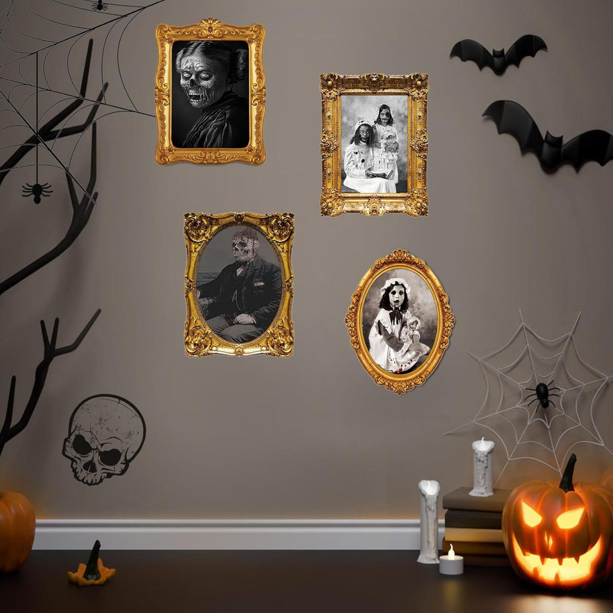 The Holiday Aisle® Halloween Decorations Indoor Scary 3D Changing Face ...