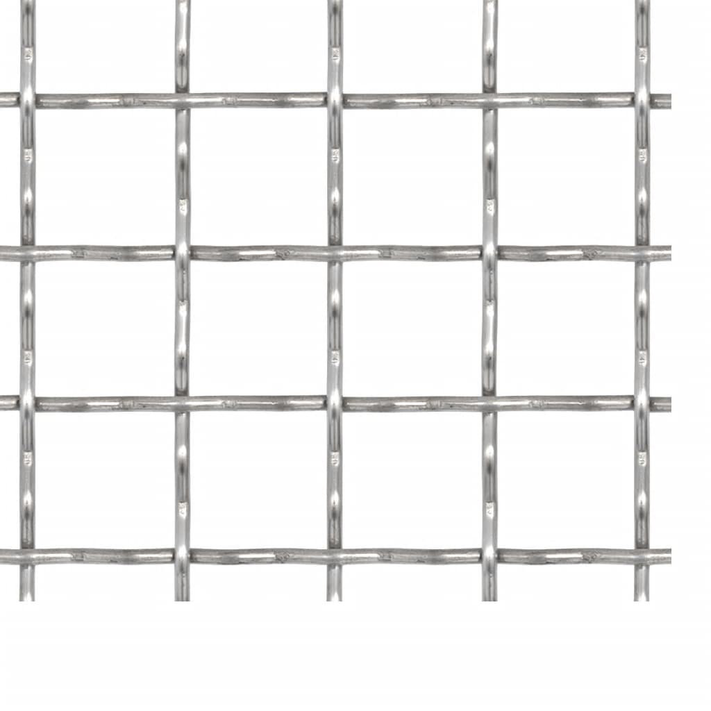VidaXL Silver Metal Wire/Mesh Fence | Wayfair