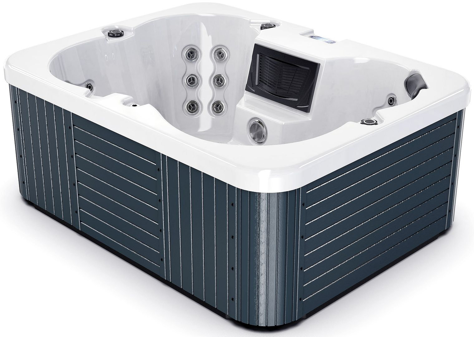 Luxuria Spas 4 - Person 36 - Jet Acrylic Rectangular Hot Tub with ...