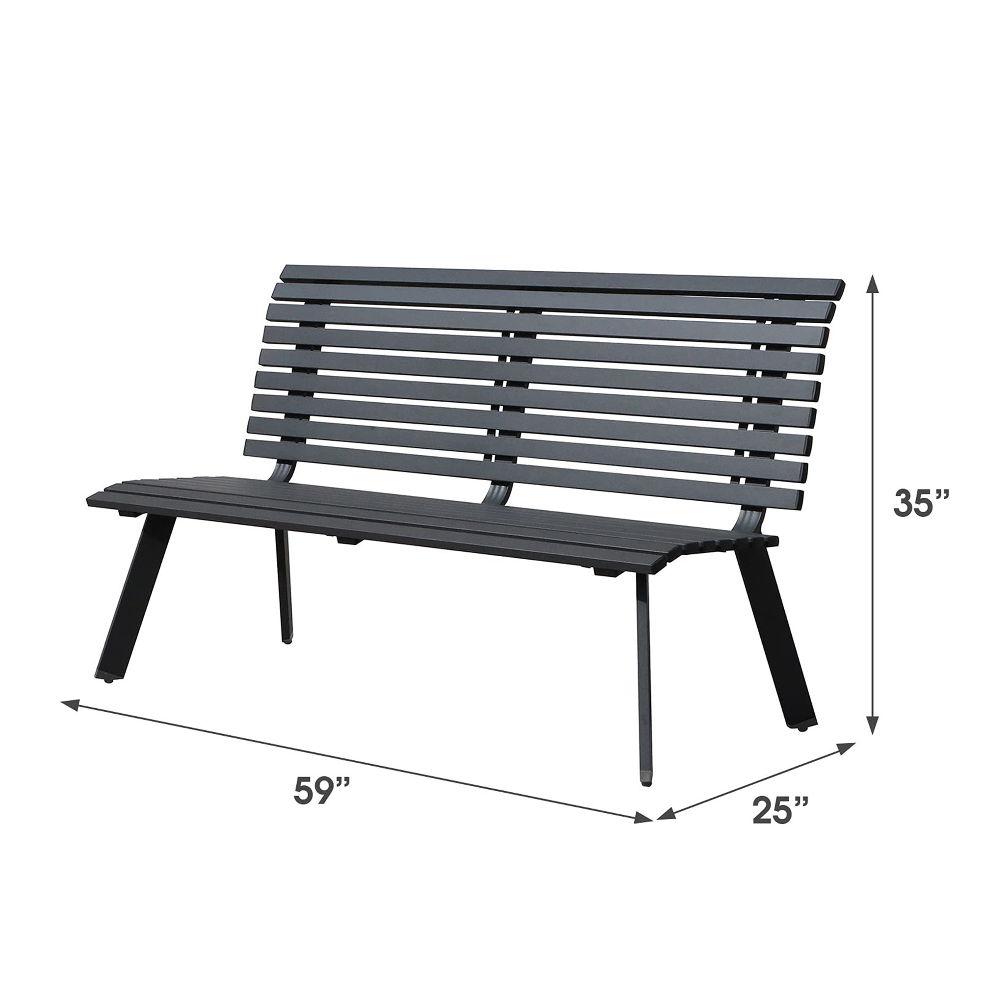 Wildon Home® Outdoor Garden Bench | Wayfair