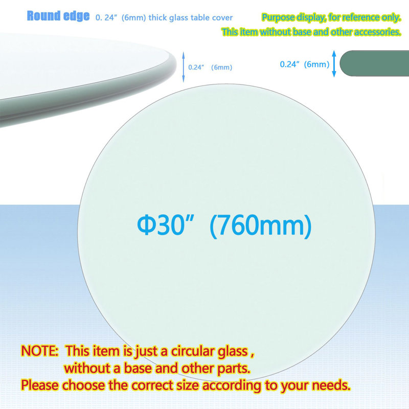 MUNGO Round Polished Table Top & Reviews | Wayfair