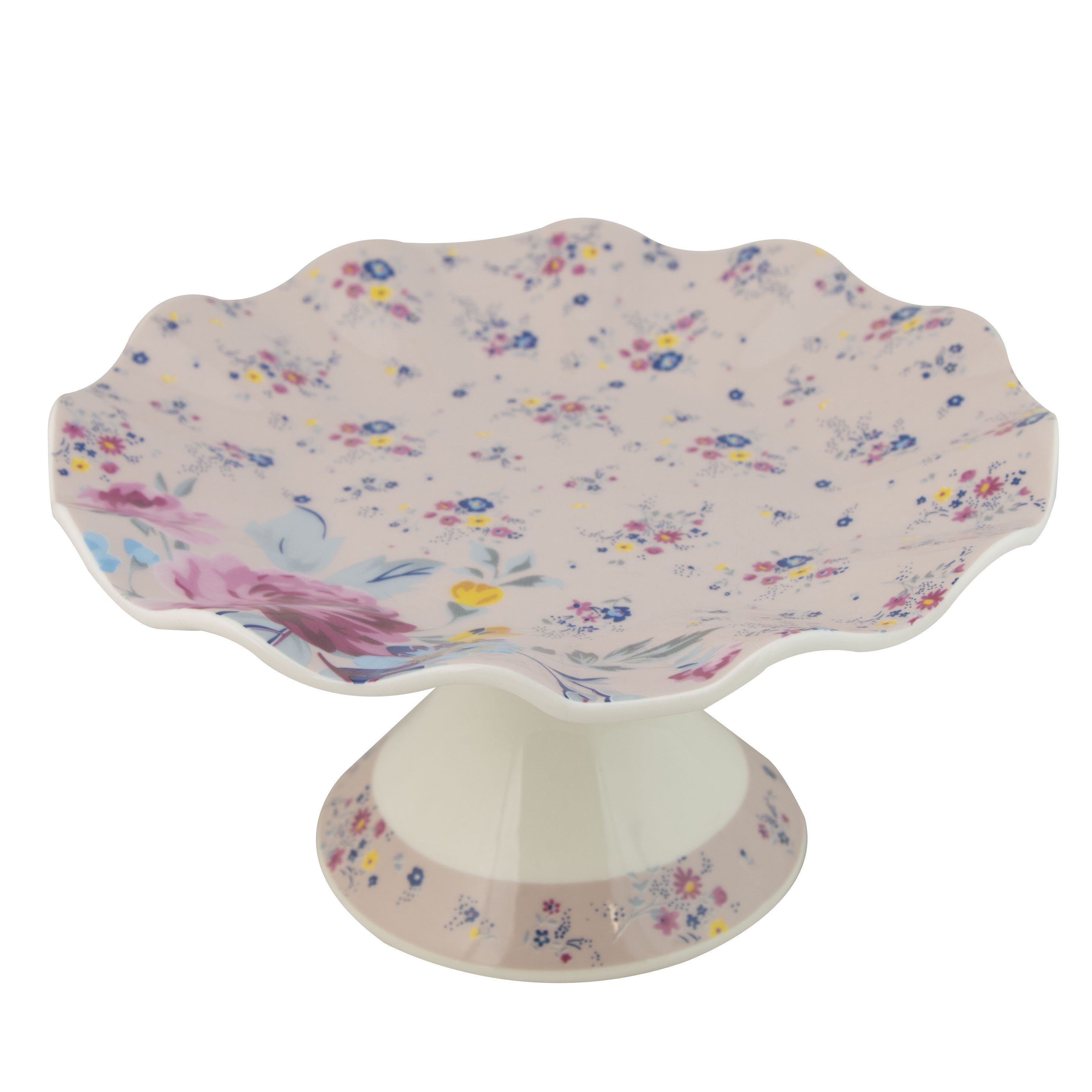 Grace's Tea Ware Floral Cake Stand | Wayfair