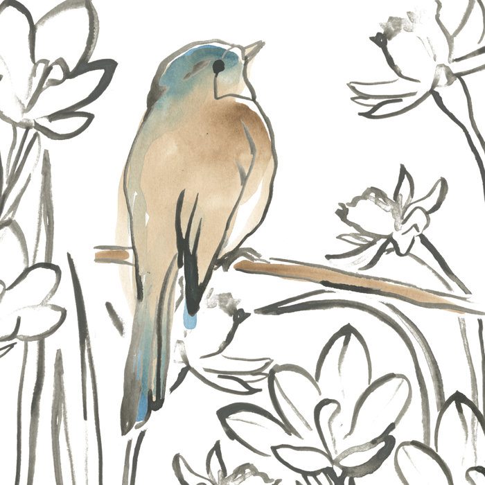 Red Barrel Studio® Songbird Meadow III On Canvas by June Erica Vess ...