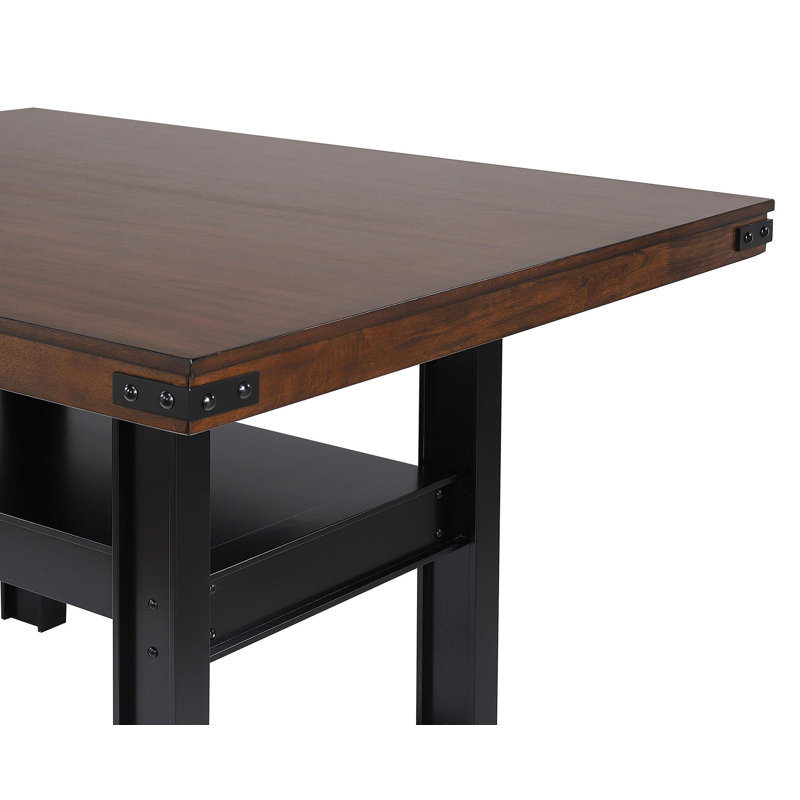 Lark Manor™ 60-inch Counter Height Dining Table Mango Oak | Wayfair