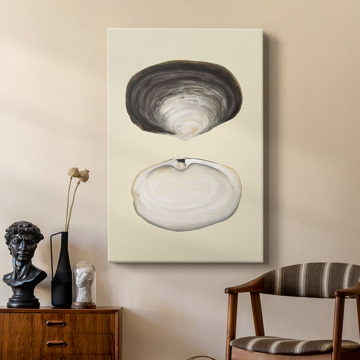 Dovecove Bivalve Shells II -Custom Wrapped Gallery Cavas | Wayfair