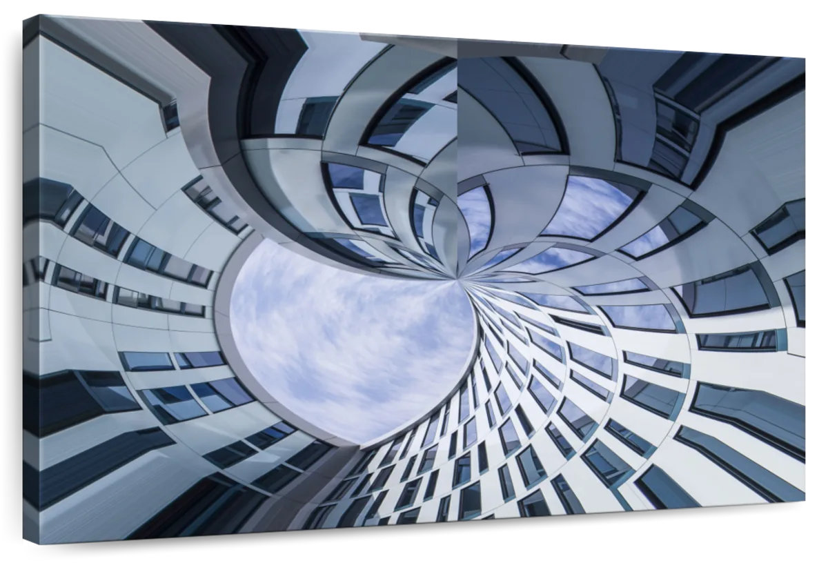 Ebern Designs Lilie Abstract Urban Windows | Wayfair