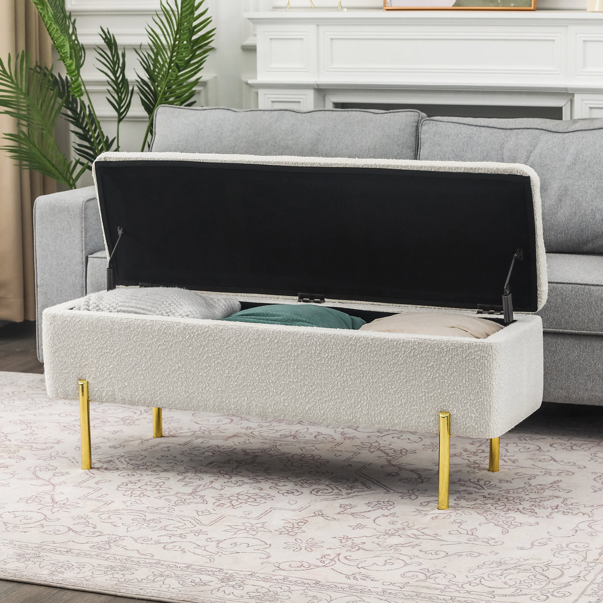Mercer41 Rectangle Storage Bench & Reviews | Wayfair