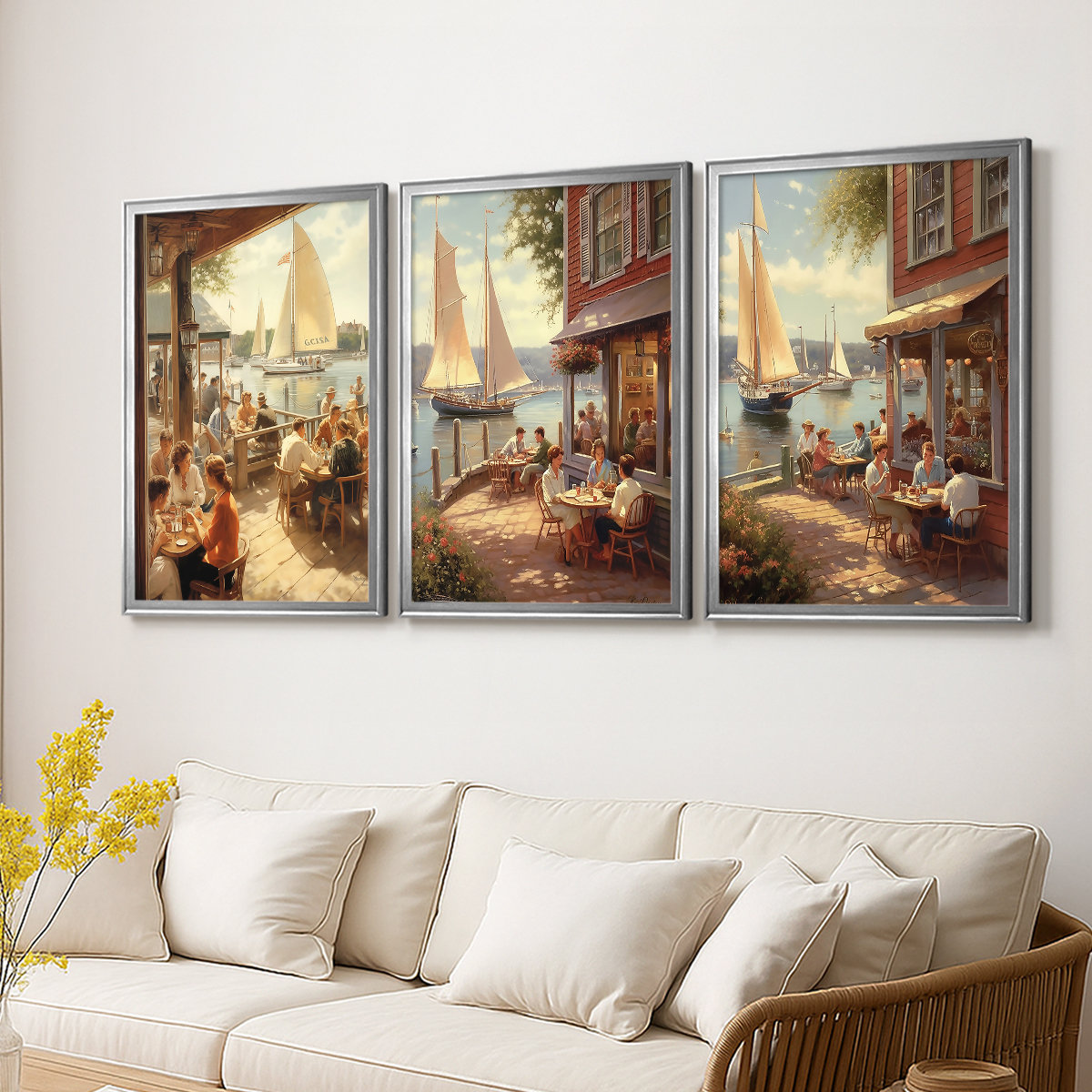 Longshore Tides NAUTICAL Series DCXIX -Custom Framed Wrapped Gallery ...