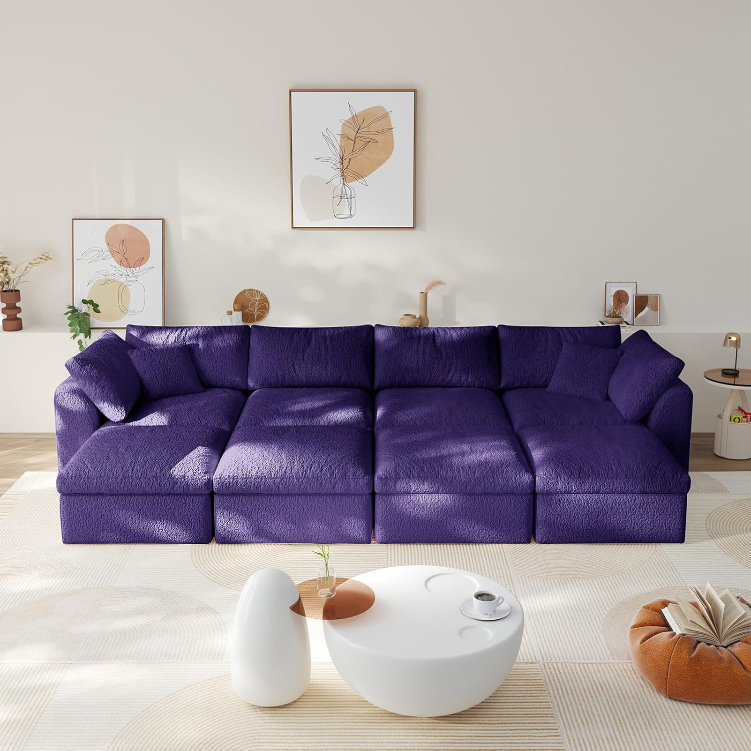 Ivy Bronx Cloud Sectional Couches For Living Room, Convertible Couch ...