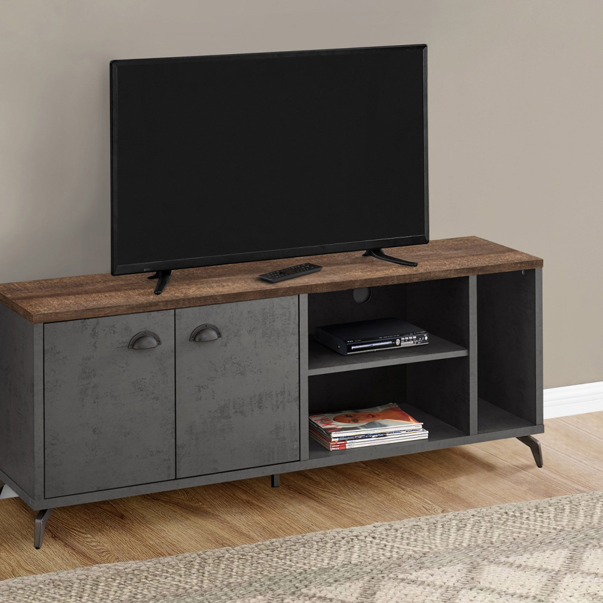 17 Stories Tv Stand, 60 Inch, Console, Media Entertainment Center ...