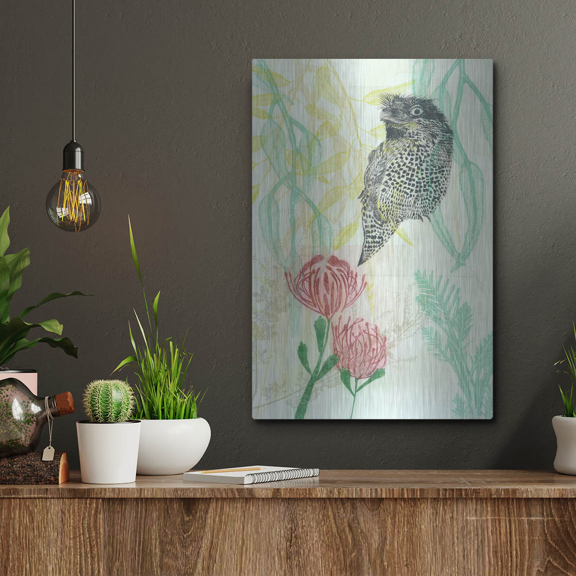 Latitude Run® A Curious Tawny' by Trudy Rice, Metal Wall Art | Wayfair