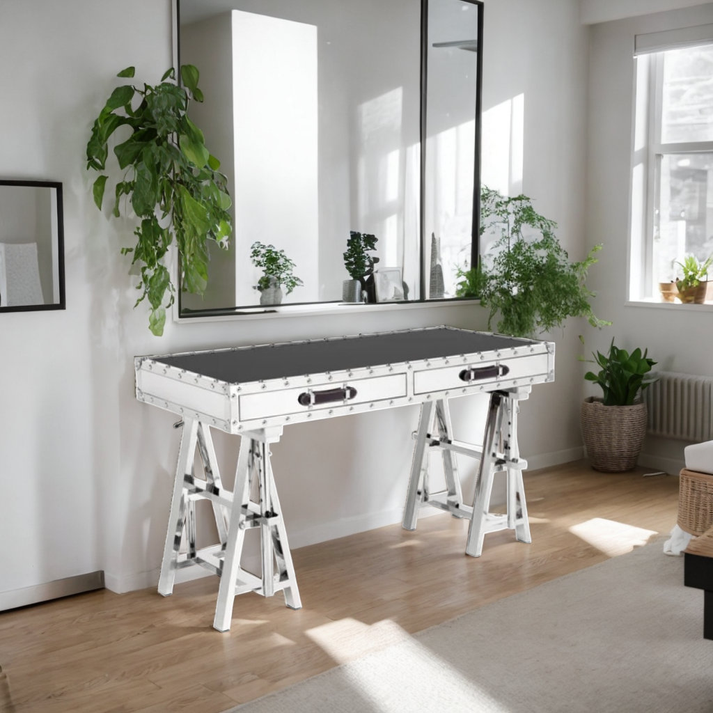 VK LLC Enilmoob 60'' W Height Adjustable Rectangle Writing Desk | Wayfair