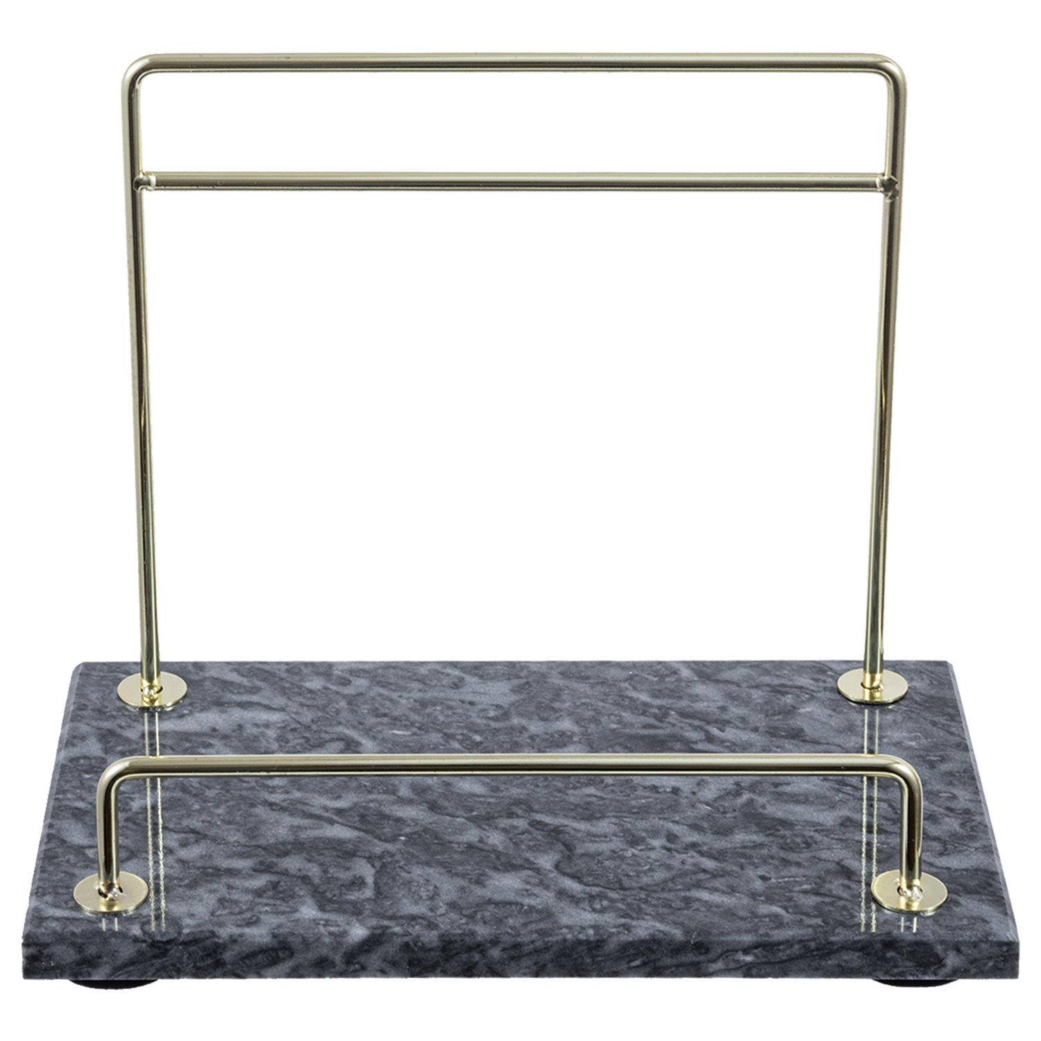 MyGift Black Marble Cook Book Display Stand | Wayfair