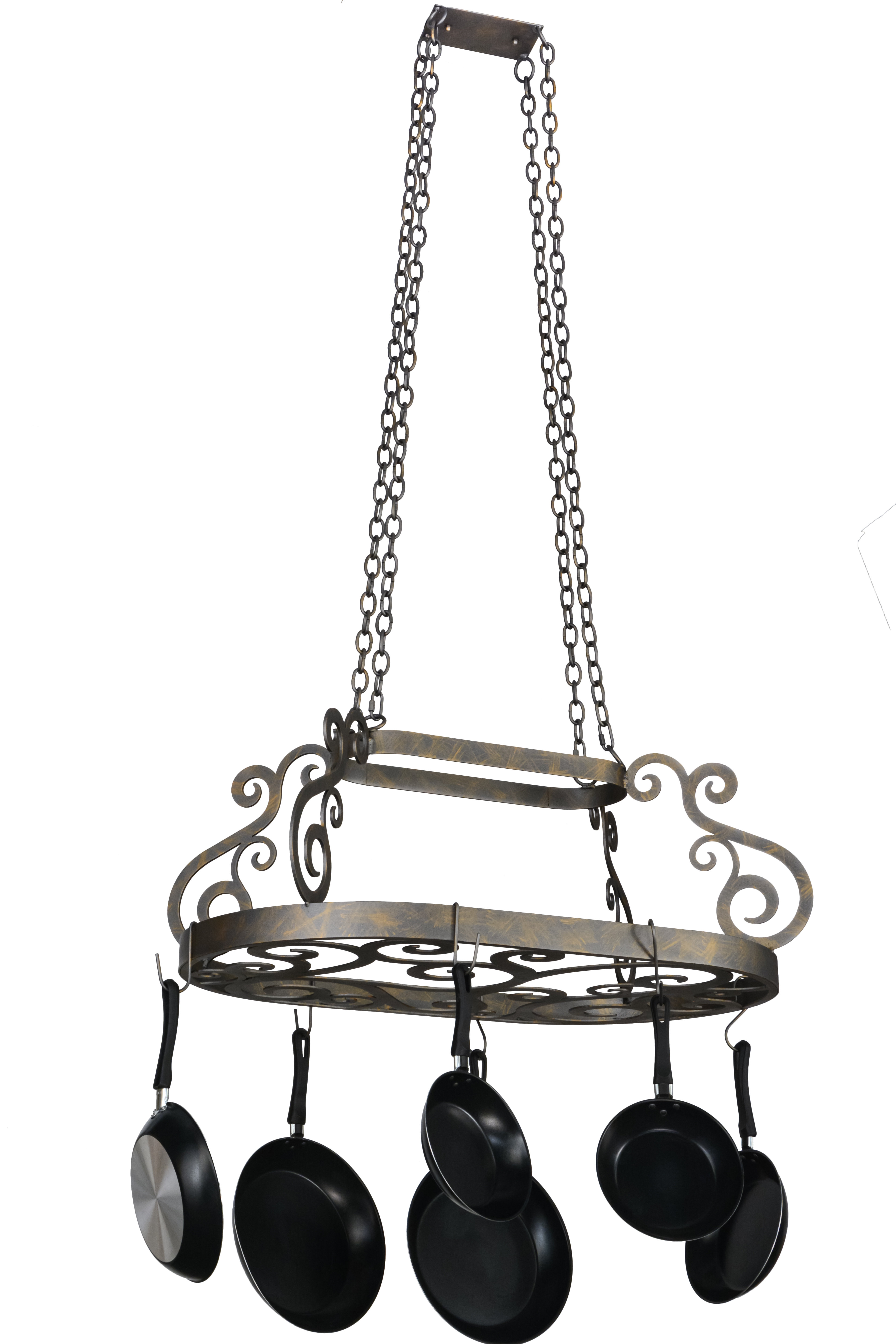 Meyda Lighting Neo Handcrafted Hanging Pot Rack | Wayfair