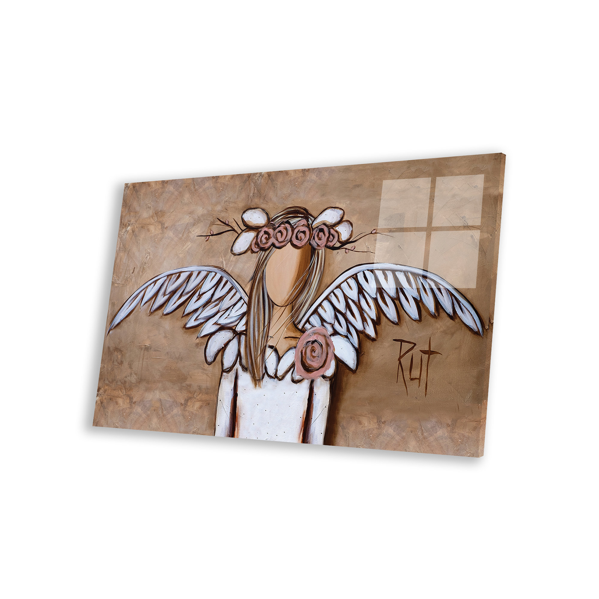 Trinx Rosy On Plastic/Acrylic by Ruth's Angels Painting | Wayfair