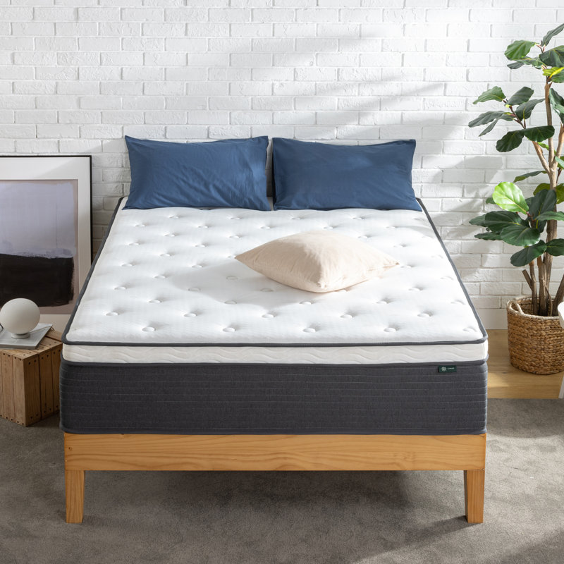 Zinus 12” Medium Hybrid Mattress & Reviews | Wayfair