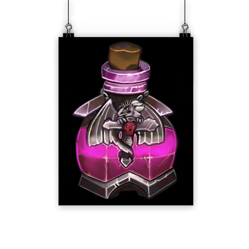 Marick Booster Dragon Potion Classic Poster | Wayfair
