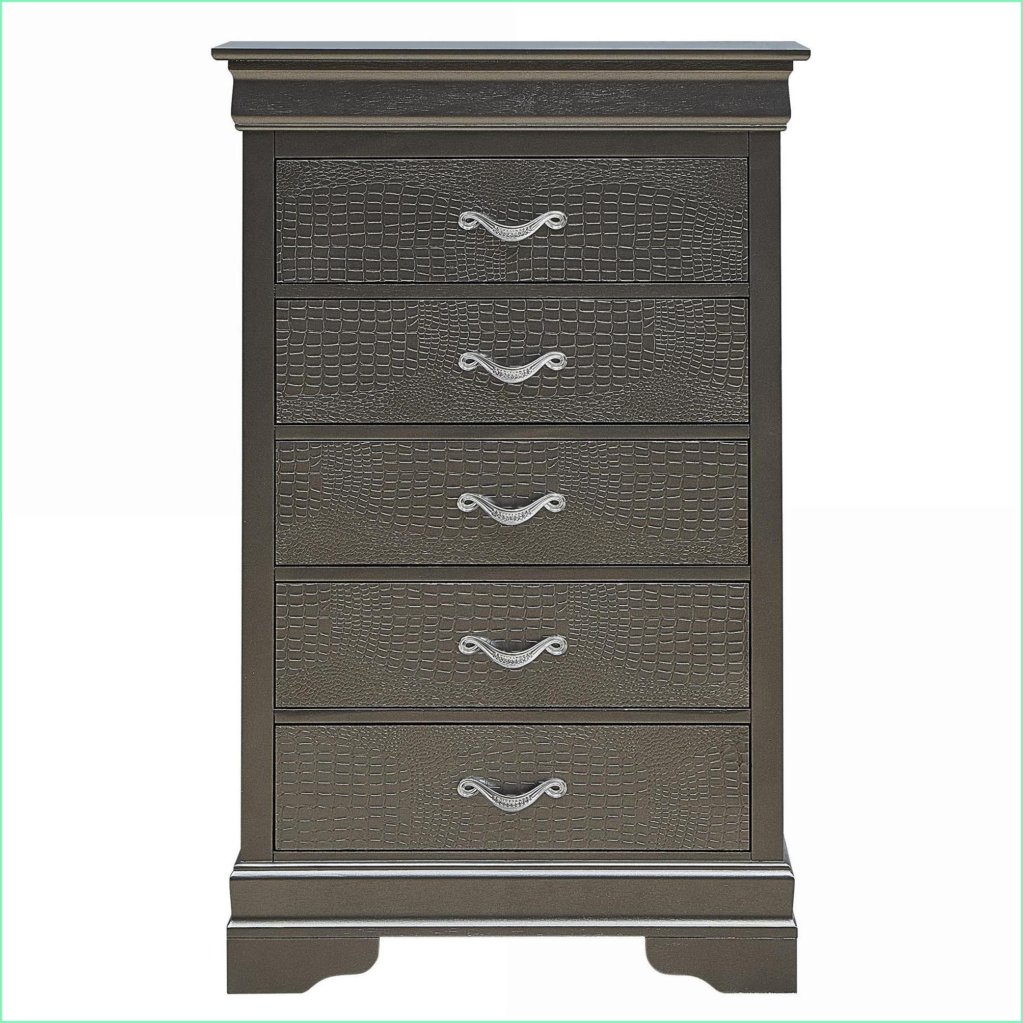 Latitude Run® Chests & Wardrobes, Modern Silver Champagne Croc Texture ...