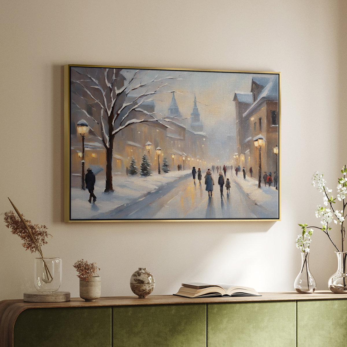 Red Barrel Studio® " Vintage Landscape - CCXIV " on Canvas | Wayfair