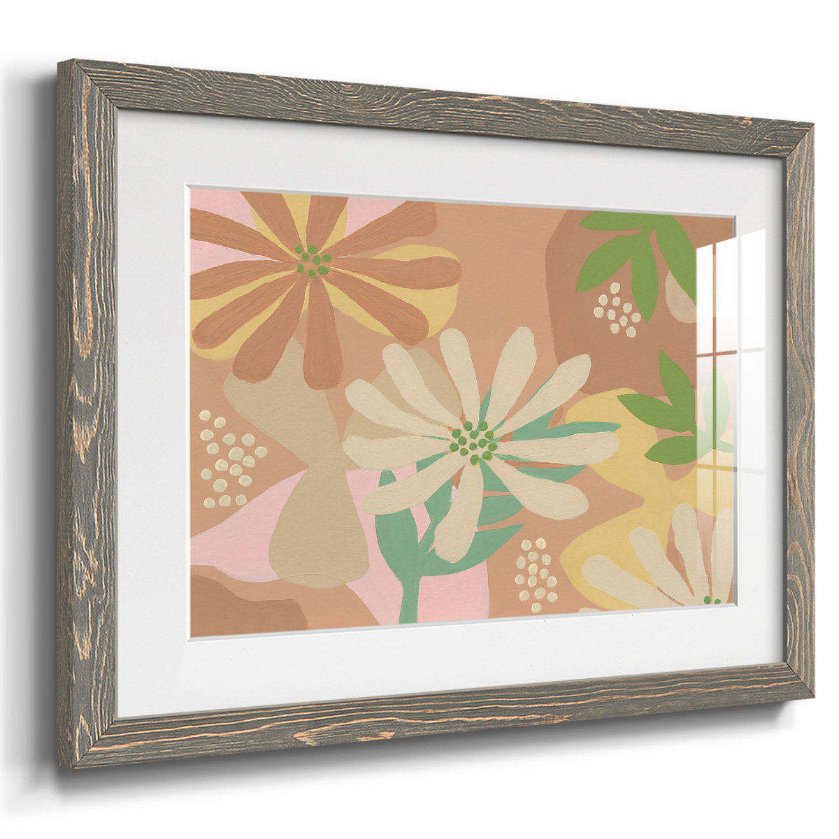 Red Barrel Studio® Neutral Blooms III - Single Picture Frame Print ...