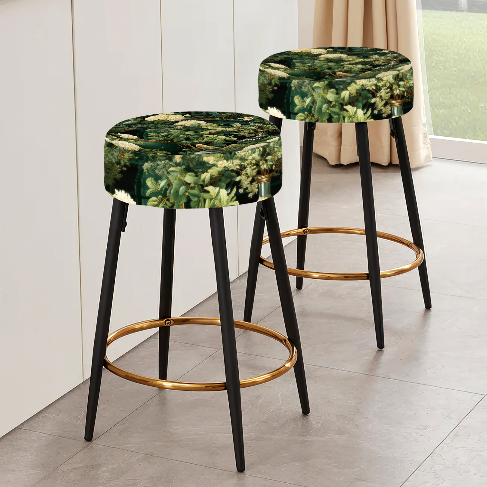 Design Art Victorian Garden Scenes Victorian Pattern - Botanical Bar ...