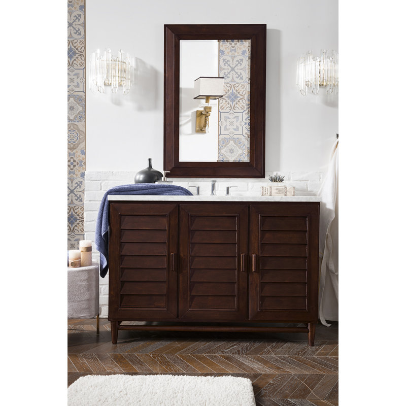 Winston Porter Broeder 48'' Single Bathroom Vanity with Stone Top ...