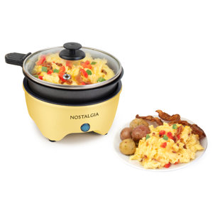 Nostalgia MyMini Personal Electric Skillet & Rapid Noodle Maker ...