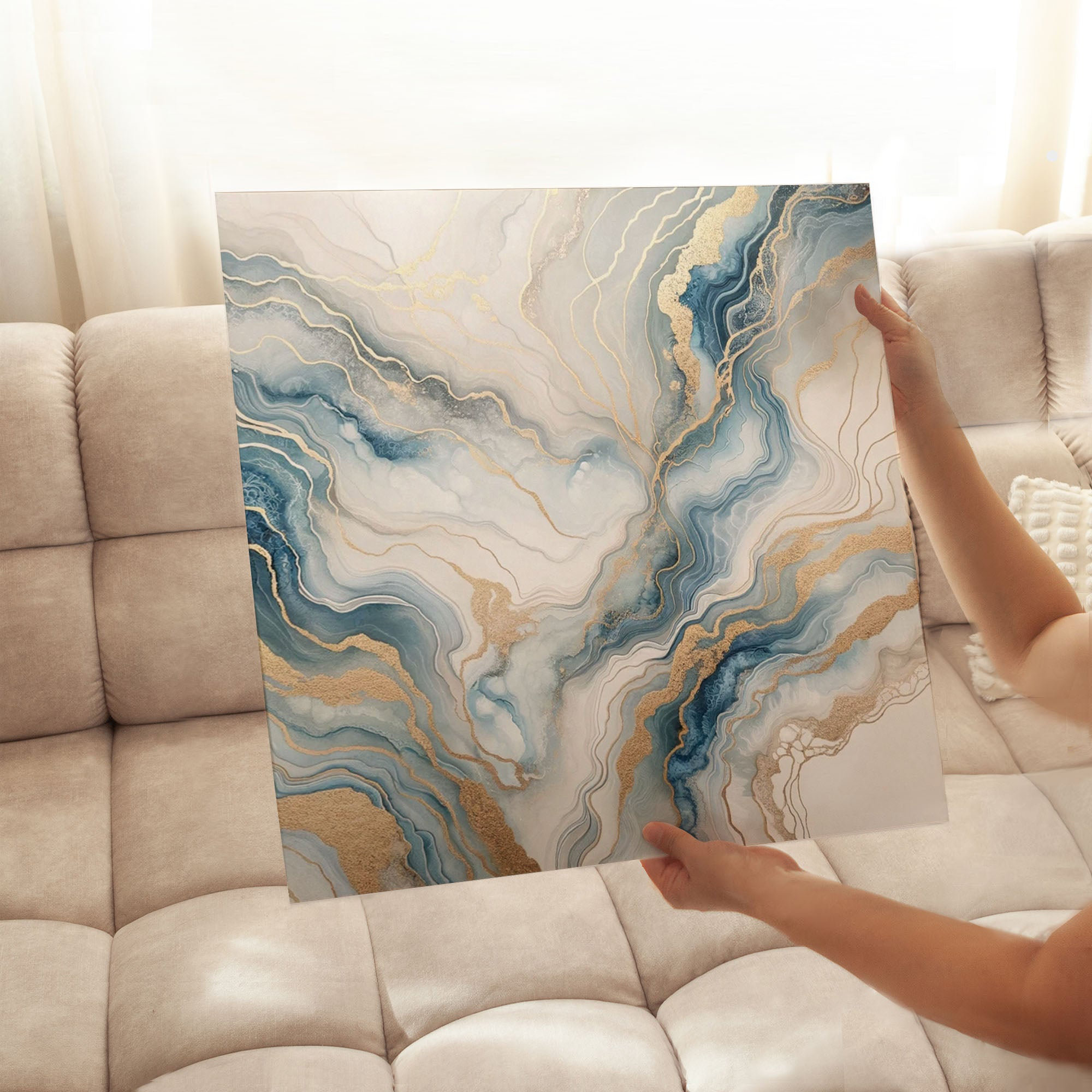 Mercer41 Abstract Abstract Geode Dream I Modern Unframed Art Print | Wayfair