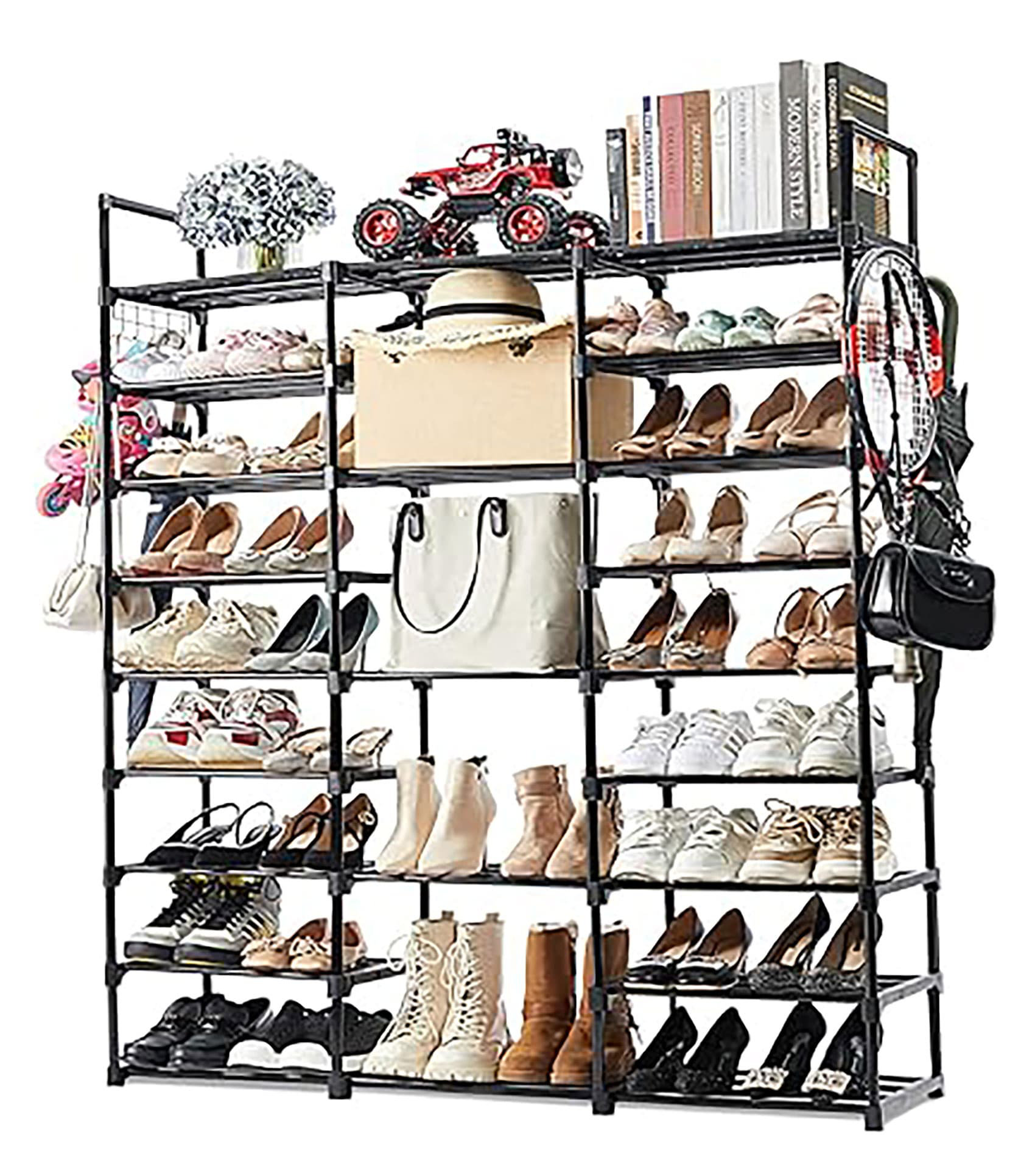 Rebrilliant 50 Pair Shoe Rack | Wayfair