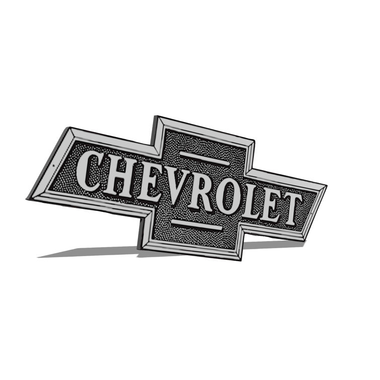Latitude Run® Chevrolet Vintage Logo Thick Aluminum Sign | Wayfair