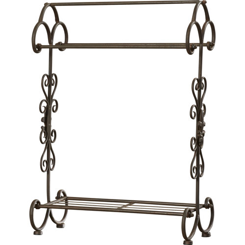Fleur De Lis Living Traditional Metal Quilt Rack & Reviews | Wayfair