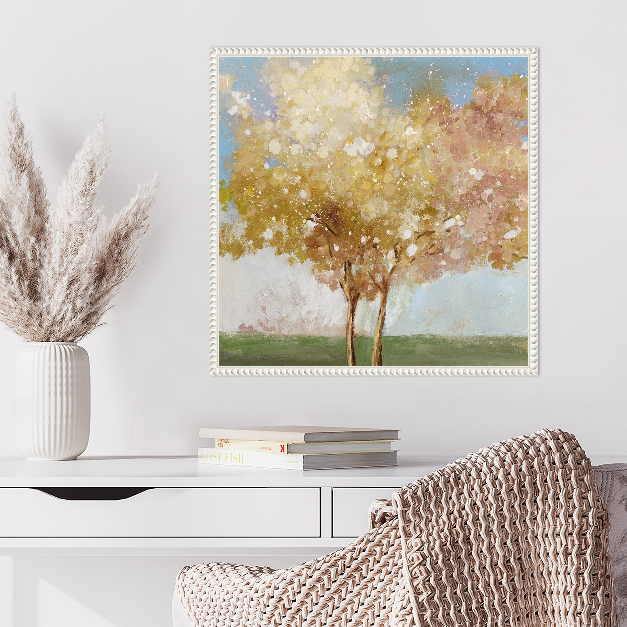 Winston Porter Autumn Trees by Allison Pearce Framed Canvas Wall Art ...
