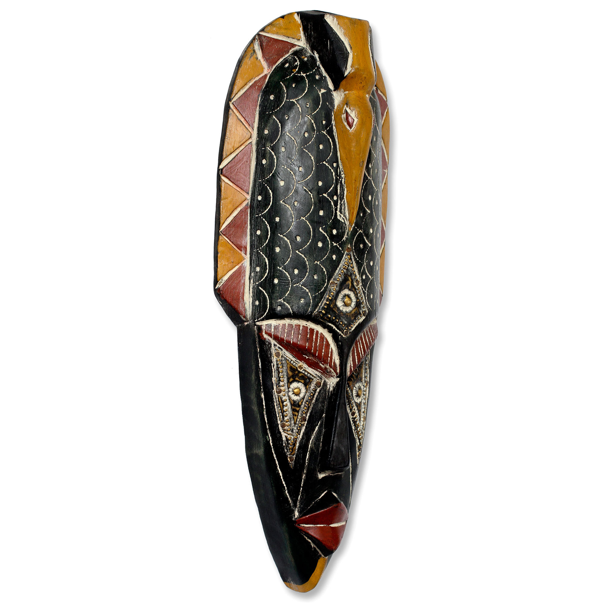 World Menagerie Handmade Traditional People Wall Decor on Solid Wood ...