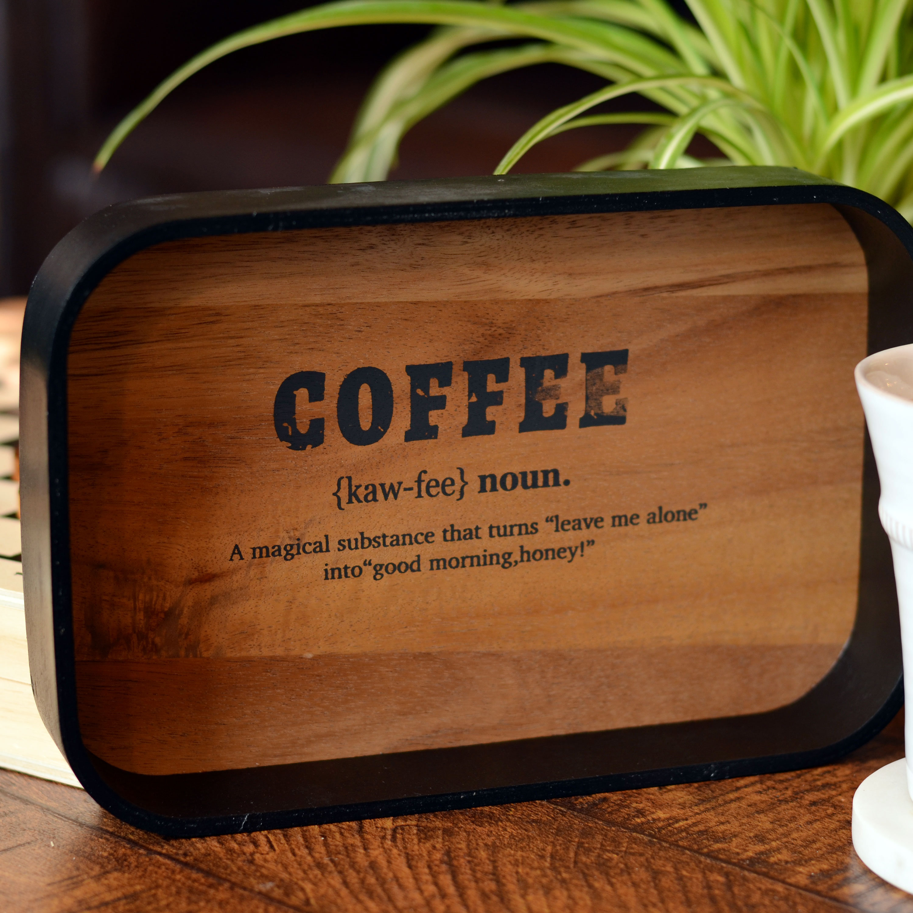 Ebern Designs Morning Coffee Tray | Wayfair