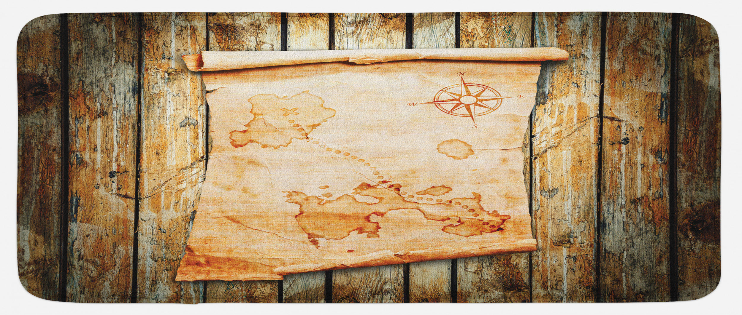 East Urban Home Island Map Kitchen Mat - Wayfair Canada