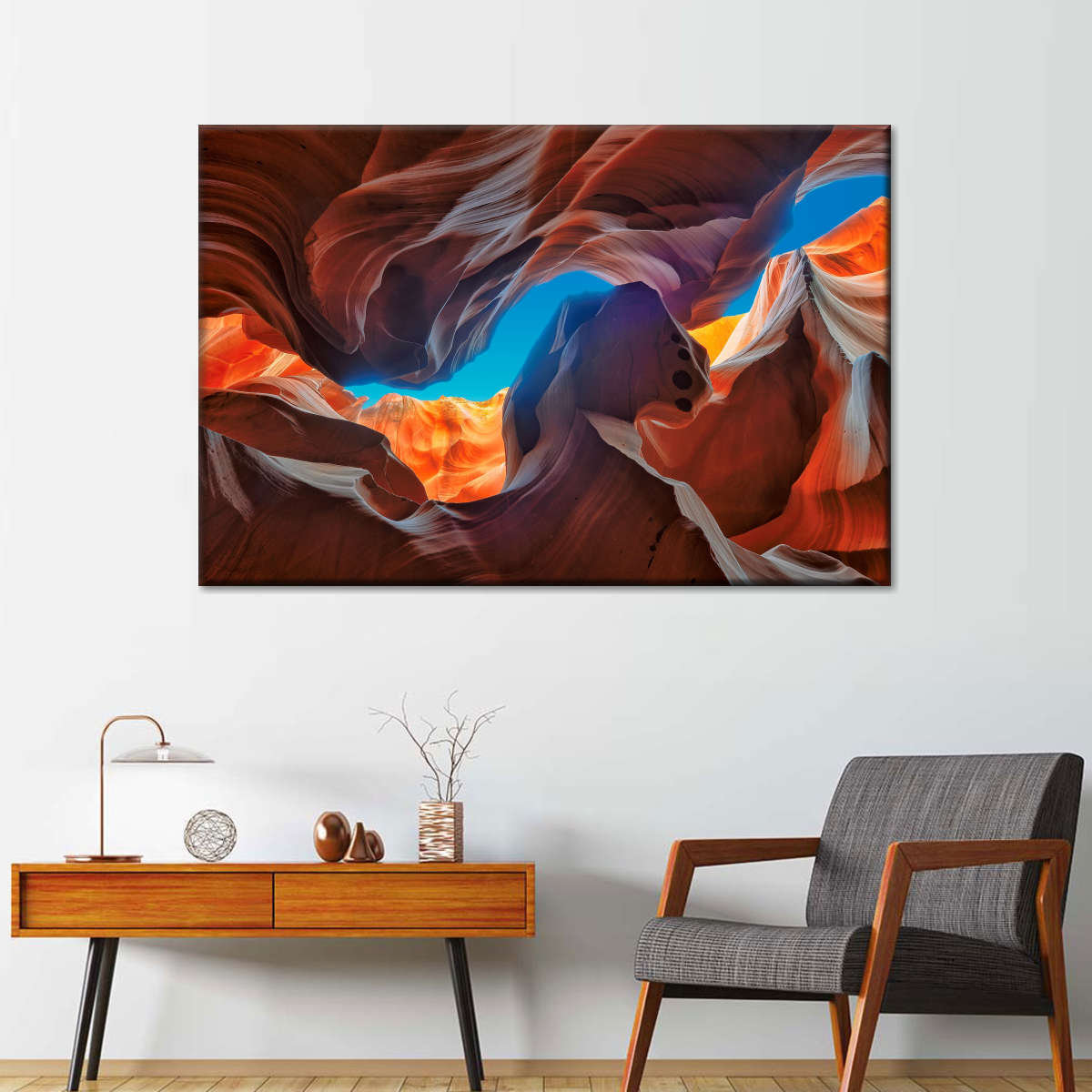 Union Rustic Inside Antelope Canyon Canvas Print | Wayfair
