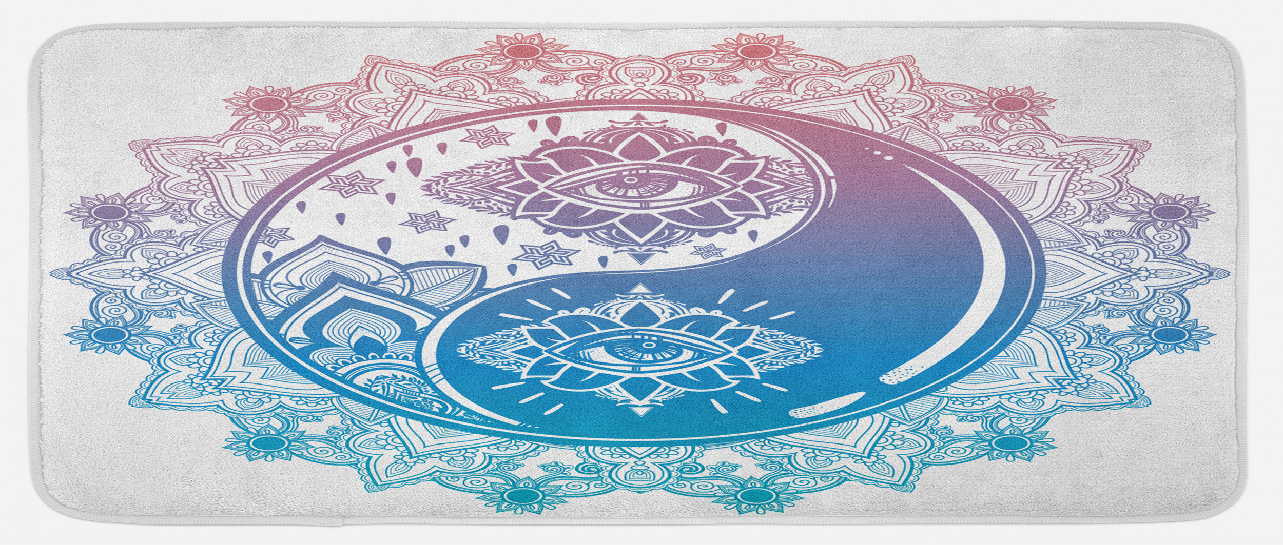 East Urban Home Ying Yang Kitchen Mat | Wayfair