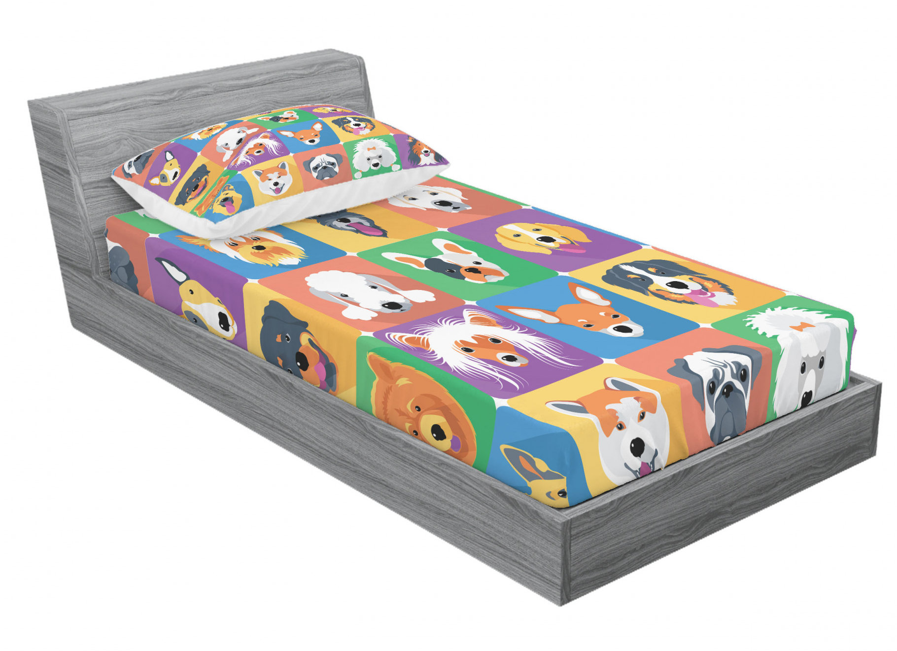Ambesonne Dog Sheet Set & Reviews | Wayfair