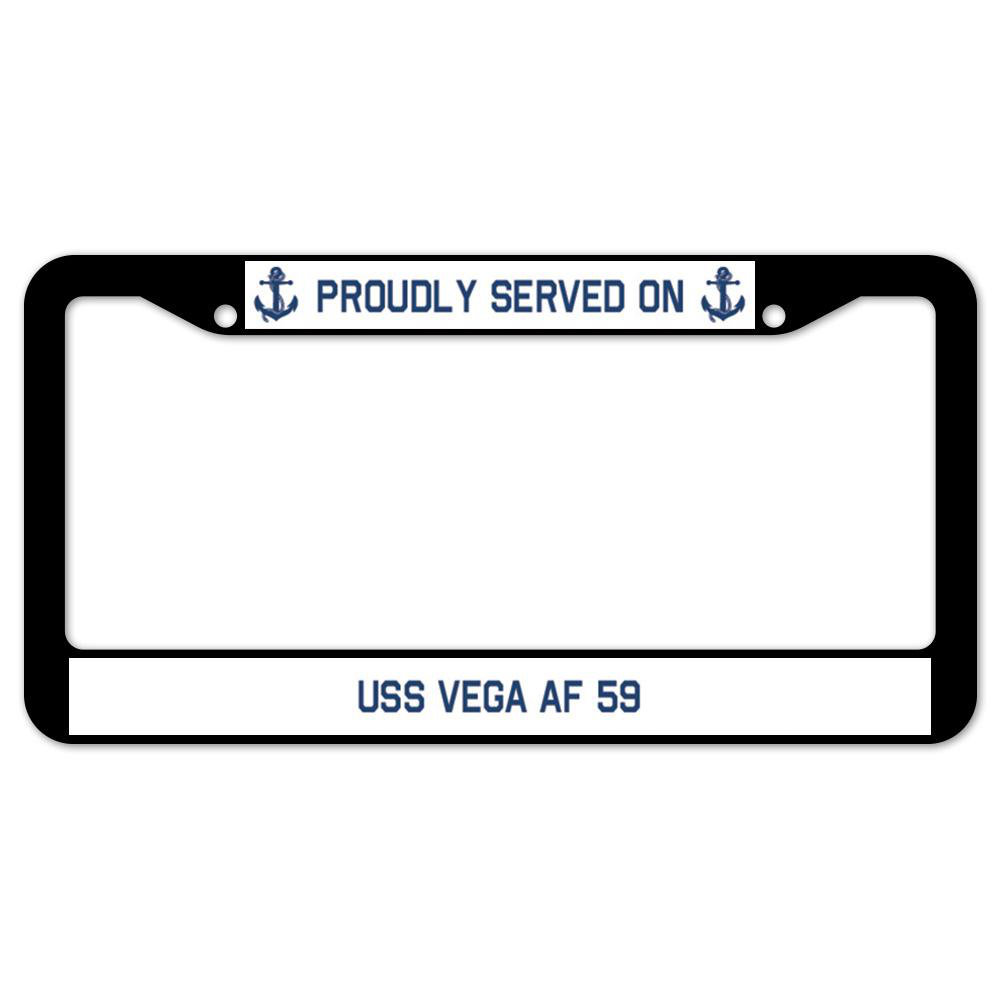 SignMission Proudly Served on USS VEGA AF 59 Plate Frame | Wayfair