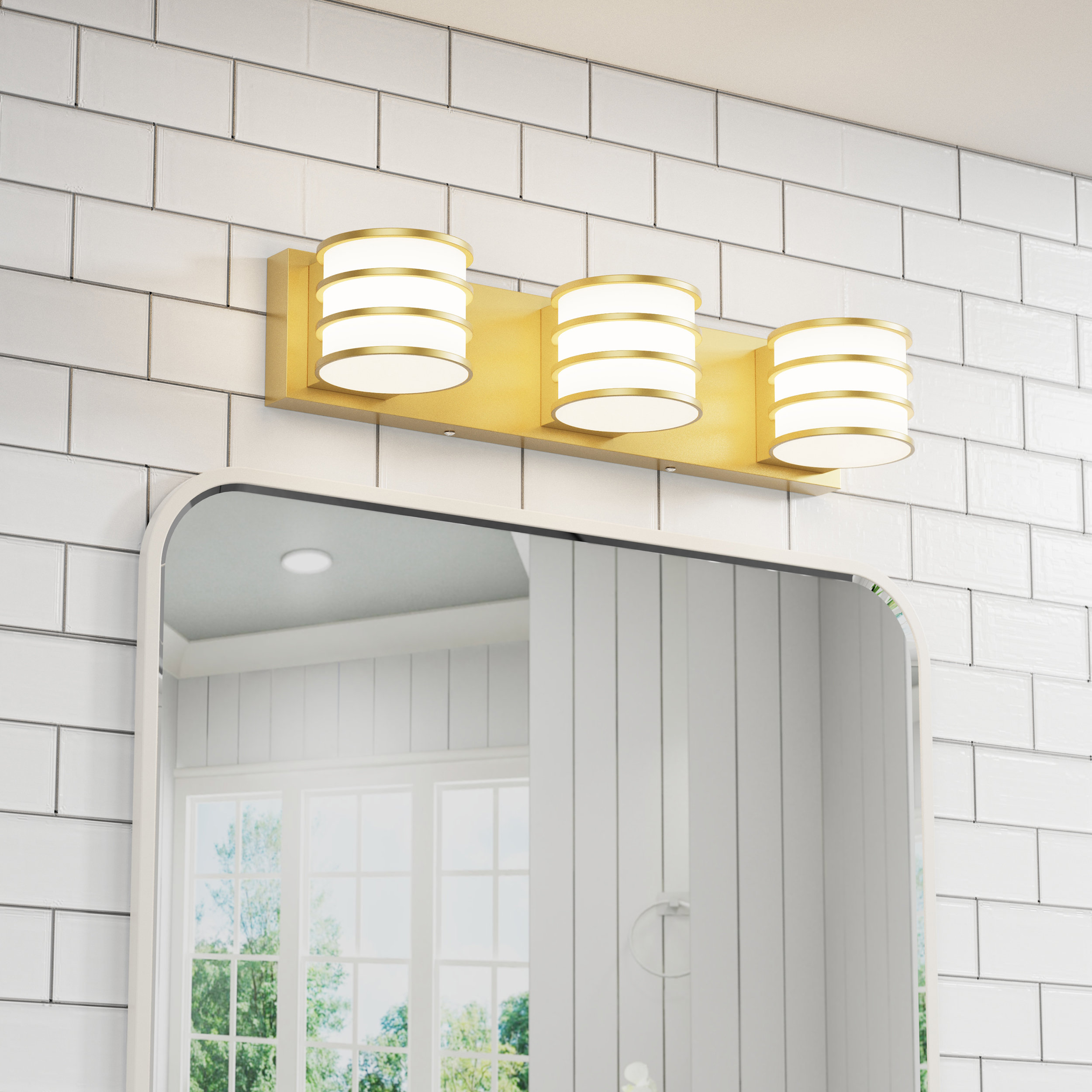 Latitude Run® Drayce 3 - Light Dimmable LED Bath Bar & Reviews | Wayfair